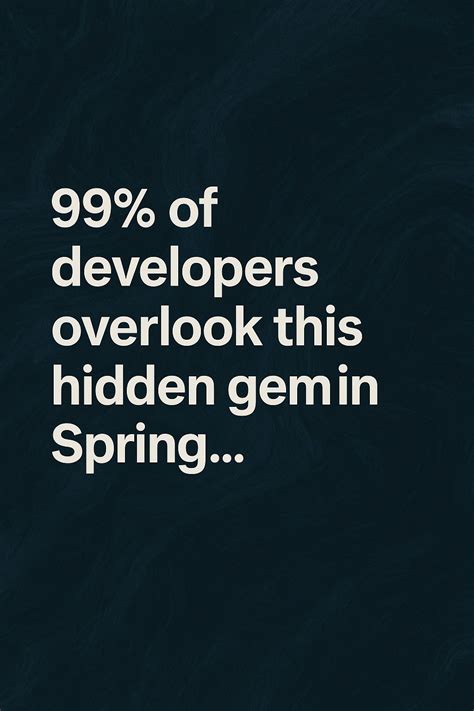 how to use smartinitializingsingleton in spring hazem ben saïd posted on the topic linkedin