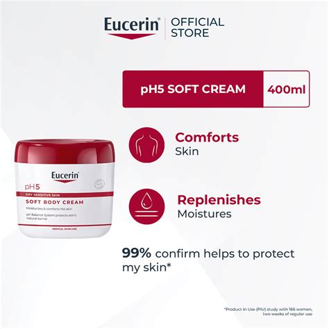 Eucerin Ph5 Soft Body Cream 450ml Shopee Singapore