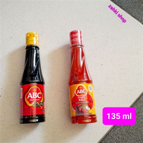Jual Abc Saus Sambal Asli Abc 135 Ml Dan Kecap Abc 135 Ml Shopee Indonesia