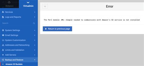 Perl Module Xmlsimple Needed To Communicate With Amazons S3 Service