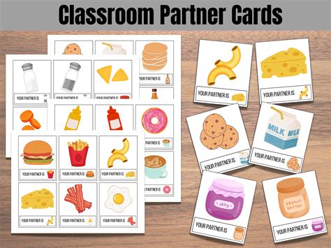 Teacher Classroom Partner Cards Classroom Management Etsy