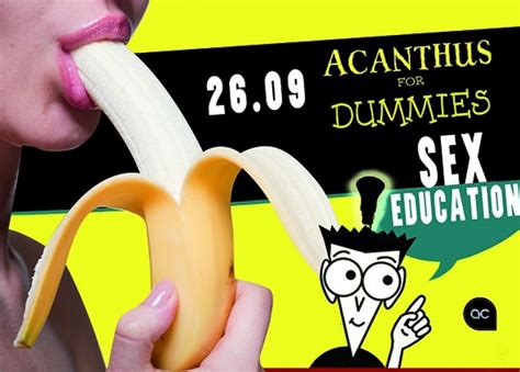 Acanthus For Dummies Sex Education Events Acanthus