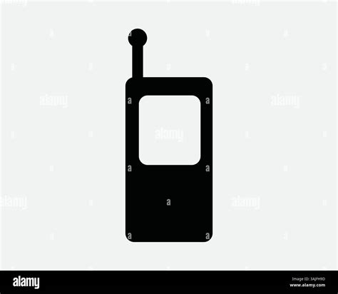 Radio Communication Icon Walkie Talkie Message Communicate Portable Device Transmitter Security