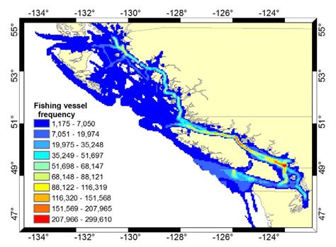Relative Density Of Tanker Ship Activity In Bc Waters Download Scientific Diagram