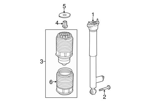 Genuine Mercedes 2123270092 Strut Bellow Rear Leftright Mercedes