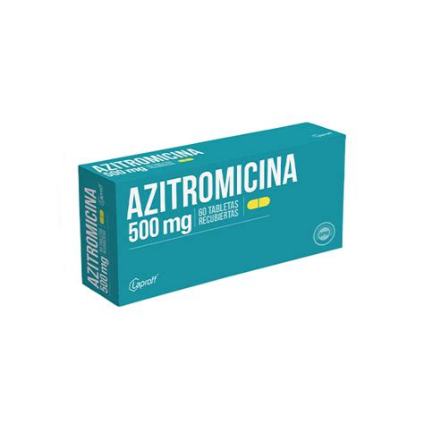 Azitromicina 500mg X 50 Tab Tratamiento Para Infecciones Bacterianas