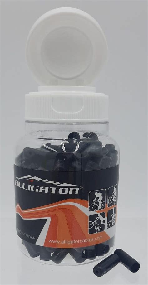 Alligator Caps 4mm Black Plastic For Shift Casing 150bottle Cycle Babac