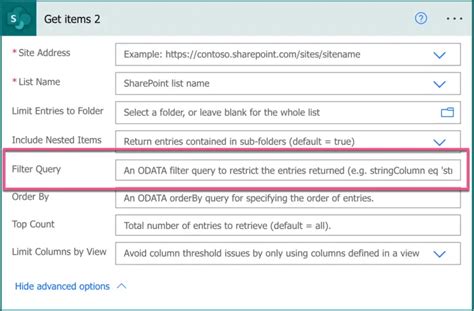 How To Use Odata Filters In Power Automate With Sharepoint