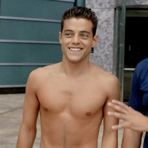 Rami Malek Shirtless