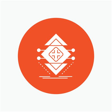 Computing Data Infrastructure Science Structure White Glyph Icon In