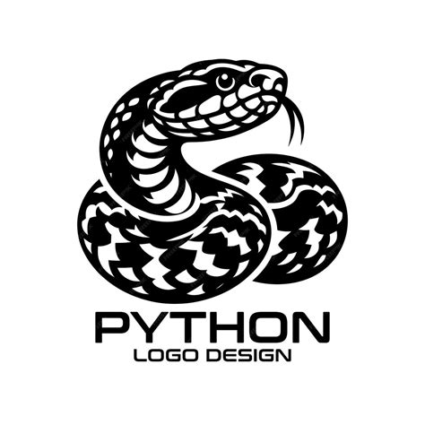 Premium Vector Python Vector Logo Design