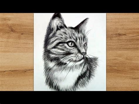 How To Draw A Cat Face Realistic Step By Step