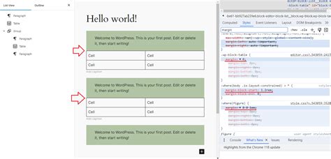 Table Block Block Margin Override Layout Margin · Issue 55409