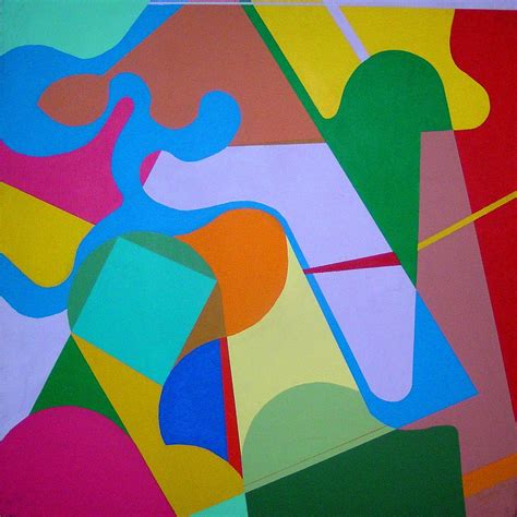 Organic And Geometric Shapes In Art
