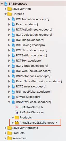Ios Xcode Embed Framework In React Native Module Without Modifying Application Project