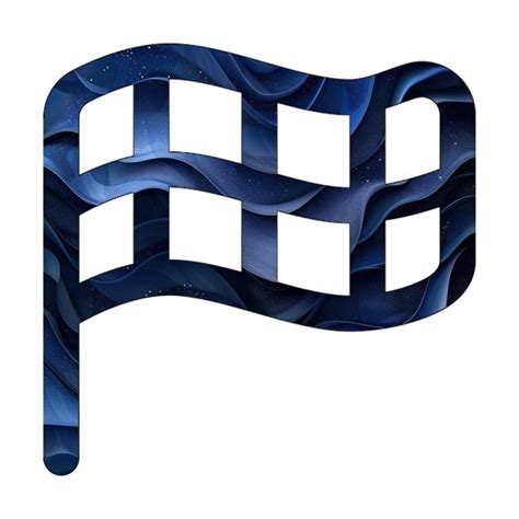 Premium Photo Icon Photo Light Flag Checkered Blue Gradient