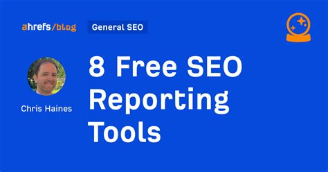 8 Free Seo Reporting Tools