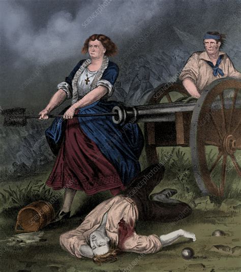 Molly Pitcher At The Battle Of Monmouth 1778 Stock Image C0446435