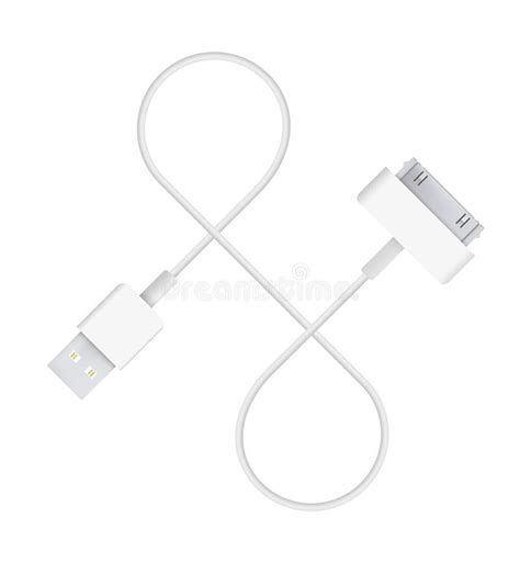 Vector Illustration Of Cable Stock Illustration Illustration Of Charger Design 128891798