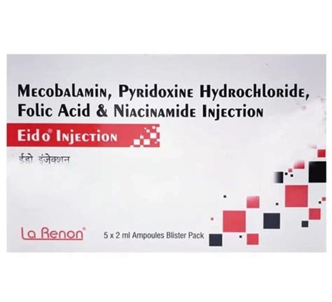 Eido Injection Methylcobalamine Inj 5 X 2 Ml At Rs 345 Piece In