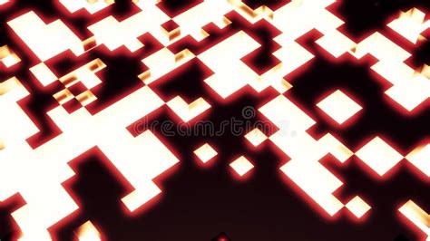 Moving Animation With Pixel Retro Background Design Flashing Moving