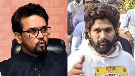 Some Trying To Pull Down Telugu Actors Bjps Anurag Thakur Comes Out