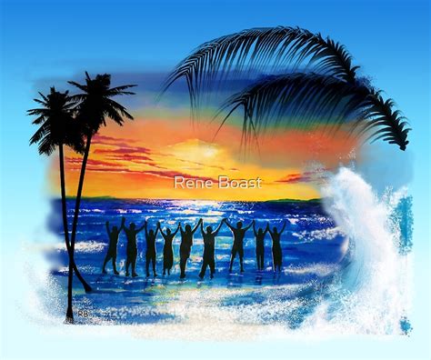 if we declare in unity ocean waves and palm trees design by rene