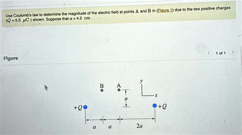 Use Coulombs Law To Determine The Magnitude Of The Electric Field At