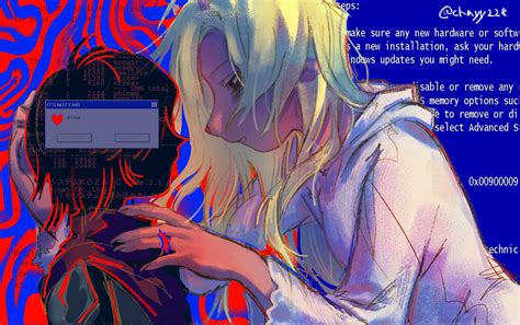 Kris Deltarune Noelle Holiday Deltarune Utdr Toby Fox Highres 1girl 1other Abstract