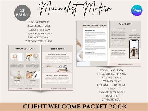 Client Welcome Packet Template New Client Service Guide Virtual Assistant Welcome Packet