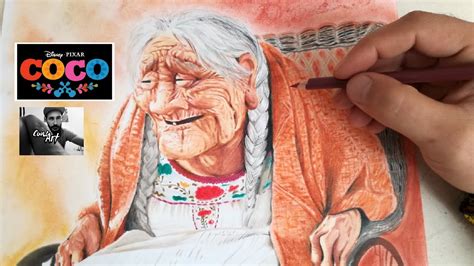 Como Dibujar A La Abuela Coco Coco How To Draw Coco Cunsart Youtube