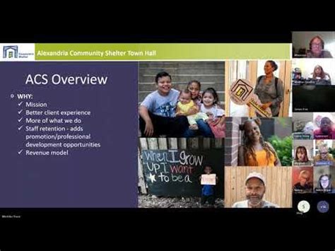 Alexandria Community Shelter Virtual Town Hall December 4 2023 Youtube