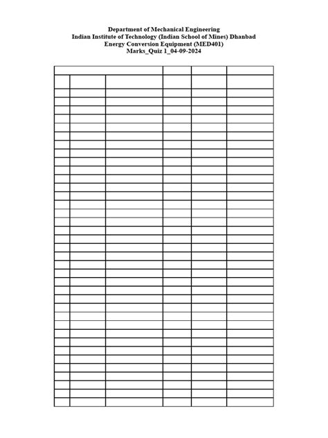 Quiz 1 Marks Pdf