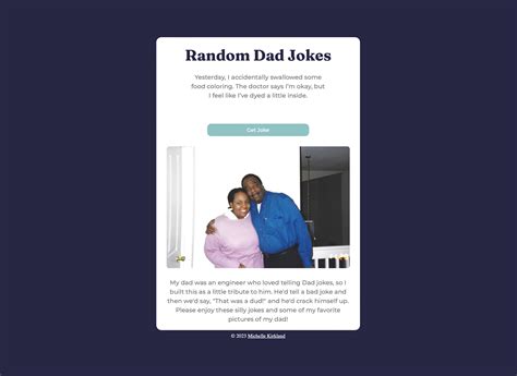 github michelle 932 dadjokeapi an api project dedicated to my dad