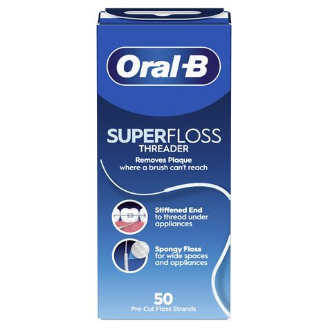 Oral B Super Floss Threader Pk 50 Cts Dental Supplies