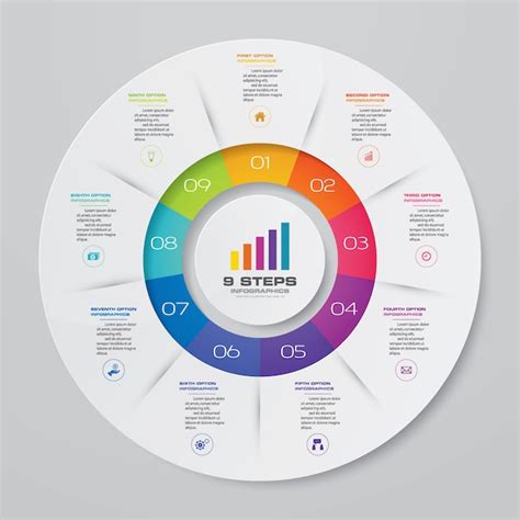 Premium Vector Cycle Chart Infographic For Data Presentation