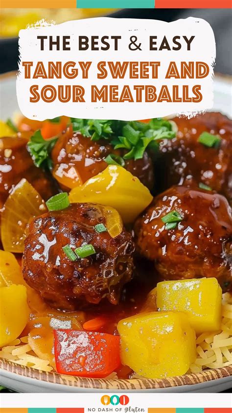 Tangy Sweet And Sour Meatballs