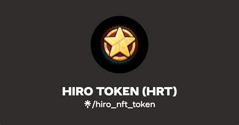 Hiro Token Hrt Twitter Linktree