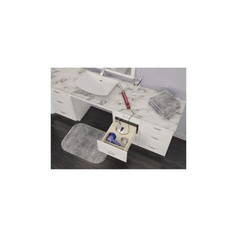 Rev A Shelf 4VOD BLUMOTION Face Frame Vanity Outlet Drawer 15 W X 20 1 2 D X 8 15 16 H