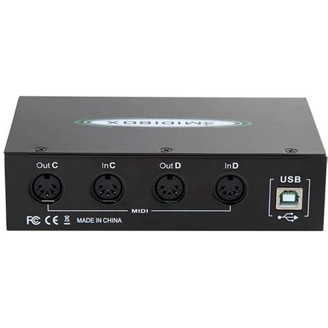 Midi Box Musical Instruments Usb Midi Interface Merge Thru Box 64 Midi