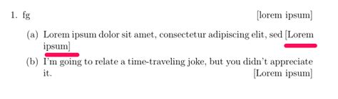 Spacing Hfill Inside A List Does Not Work Properly Whats Going On