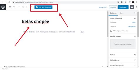 cara import file json ke elementor untuk jualan produk digital cafe