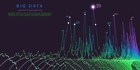 Abstract Analytical Background With Polygonal Lines Analyze And Data