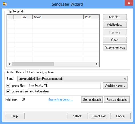 Delayed E Mail Attachments And Attachments Options
