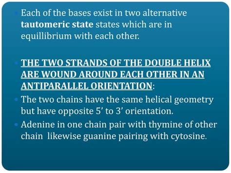 Structure Of Dna Dna Polymorphism Pptx Chemistry Science