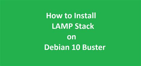 How To Install Lamp Stack On Debian 10 Pentarock Technologies