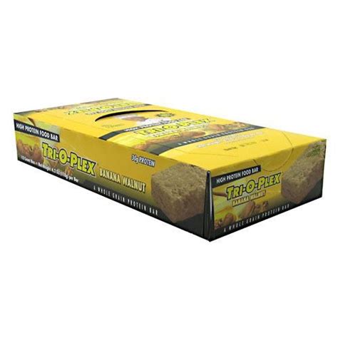 Chef Jays Tri O Plex High Protein Food Bar Maximum Nutrition