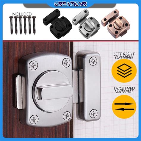 Jual （dengan Sekrup）grendel Pintuslot Pintugrendel Pintu Rumahselot