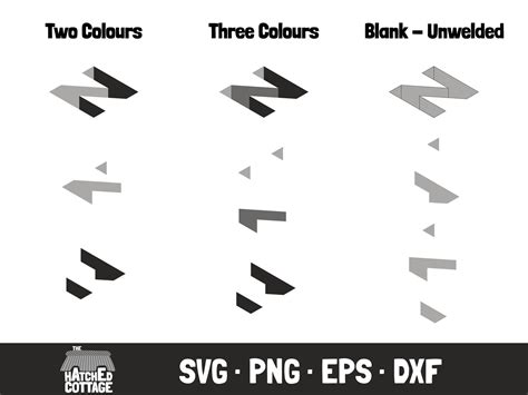 Hole Alphabet SVG Inner Shadow Letters Deep Shadow Text Cut File Clip Art Png Eps Dxf