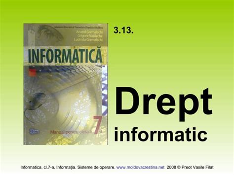 3 13 Drept Informatic Ppt